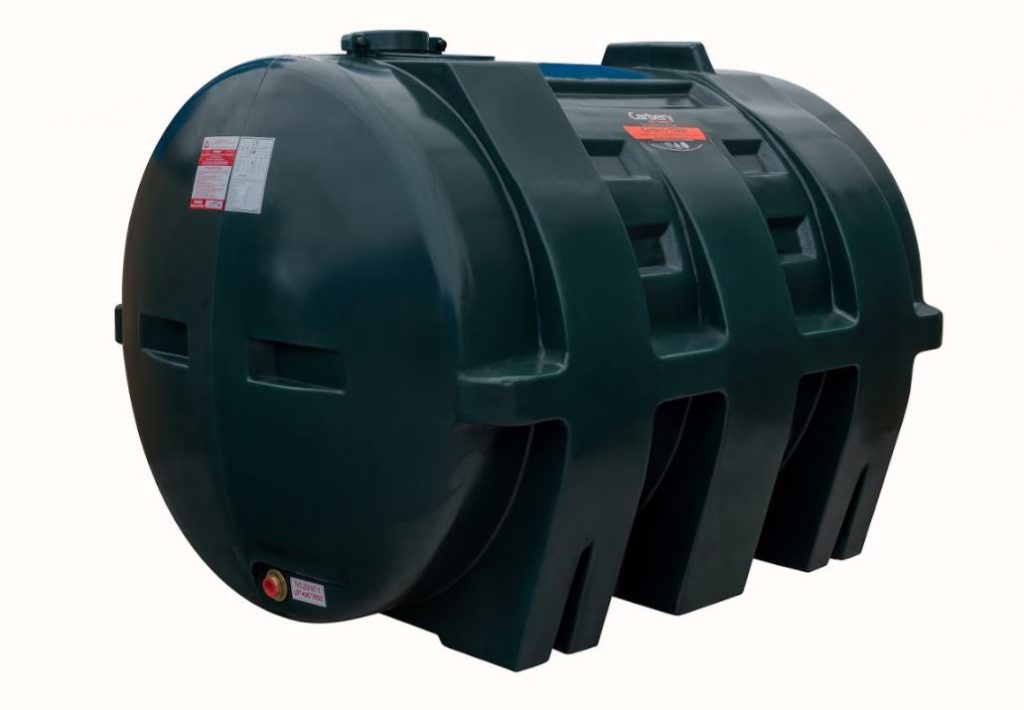 Carbery 1550H Horizontal Single Skin Oil Tank - Tank Depot